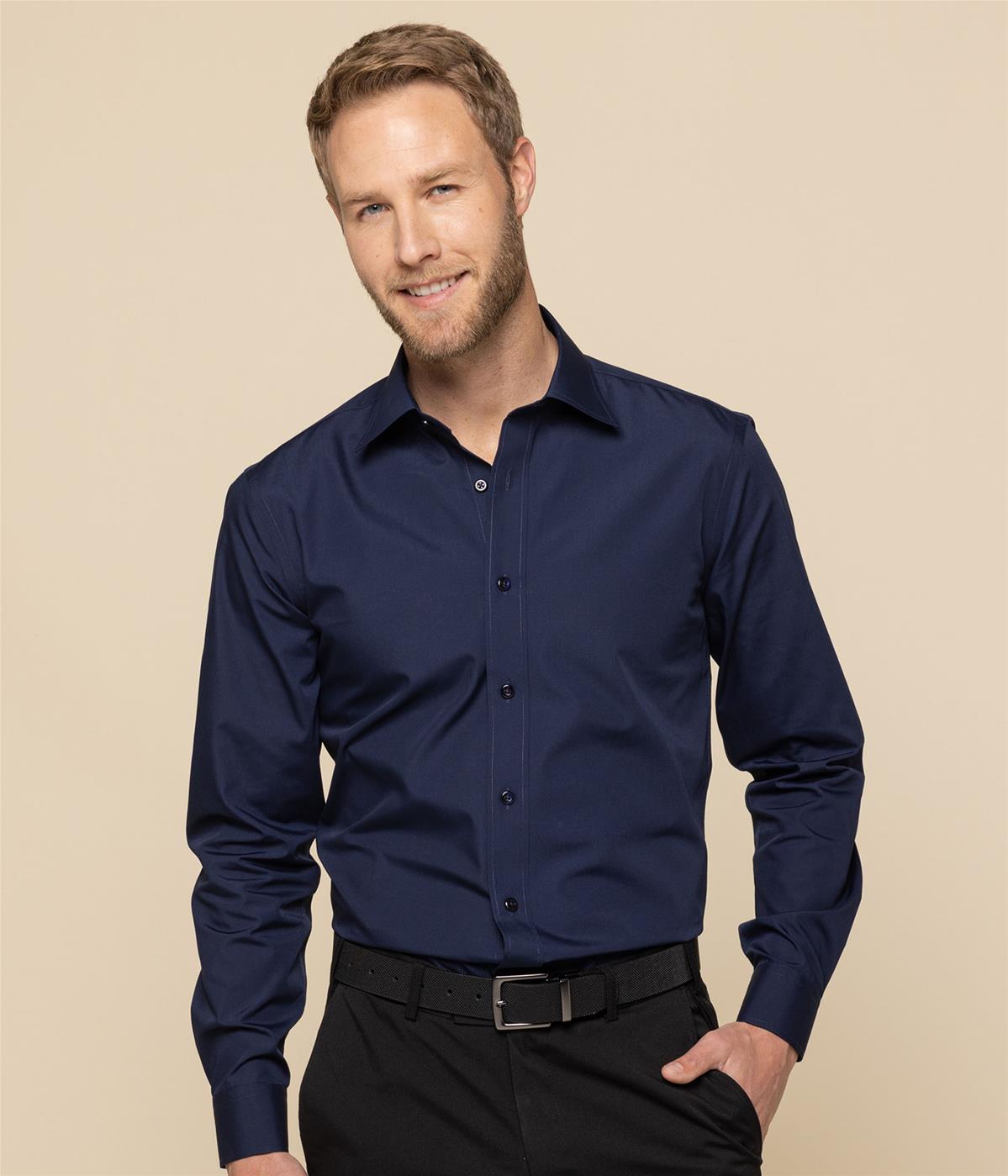 Career by Gloweave: 1520L NICHOLSON PREMIUM POPLIN SLIM FIT SHIRT