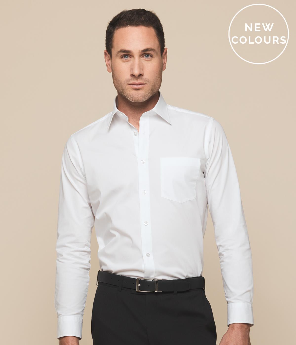 Career by Gloweave: 2101L OLSEN COTTON STRETCH SHIRT