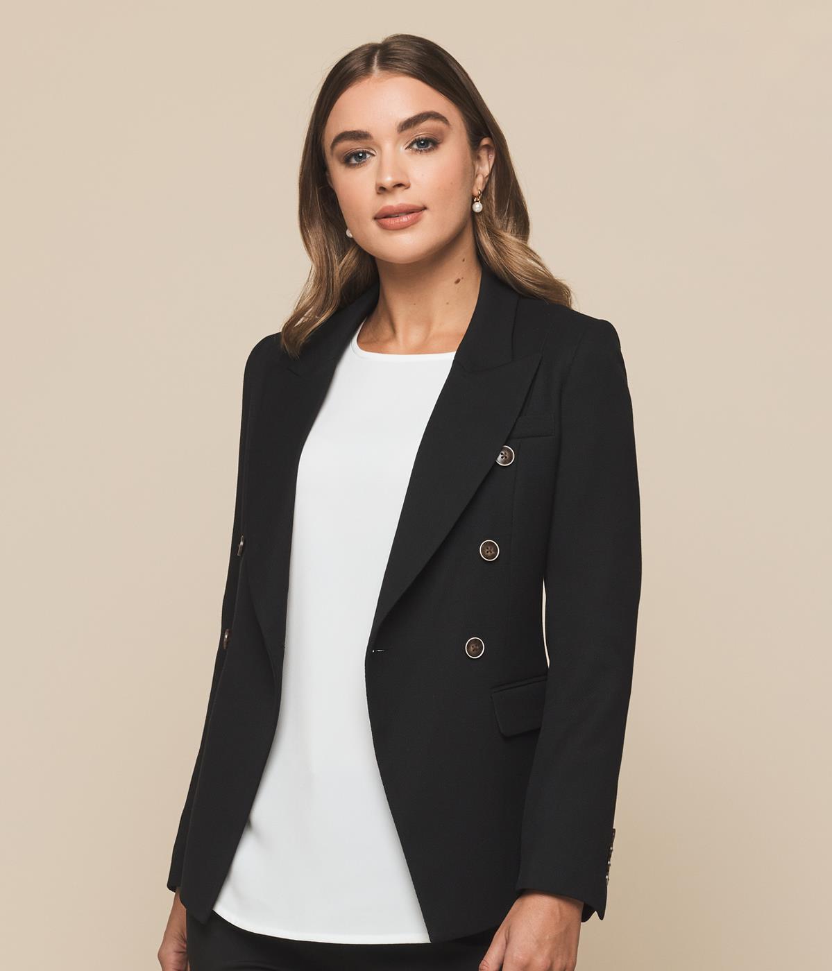 Career by Gloweave: 2106WJ DOUBLE BREASTED BLAZER